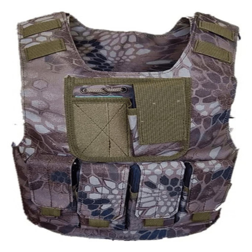Colete Tático Camuflado Modular – Airsoft e Paintball | Shopee Brasil
