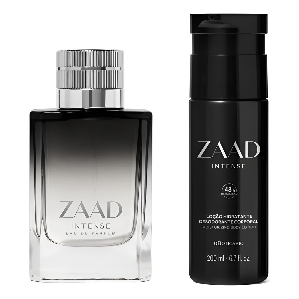 kit Zaad Intense: Eau De Parfum 95ml + Loção Corporal 200ml Boticario ...