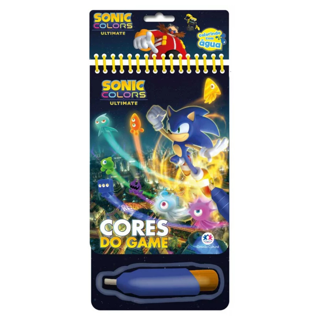 Colorindo com água - Sonic Cores do Game - Pintando com Água - Aqua ...
