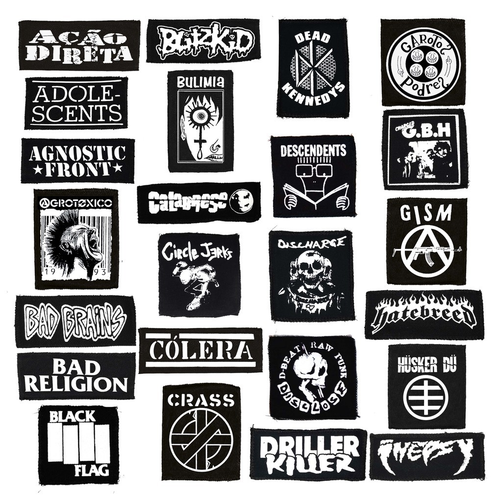 Patch Hardcore Punk, D-Beat, Crossover e Horror - Patches logo silk ...