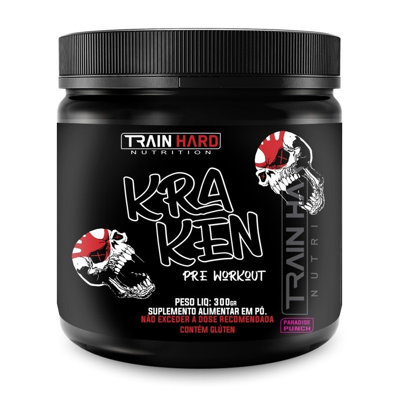 KraKen Pre Workout 300g - Pré Treino Sabor Paradise Punch - Train Hard ...