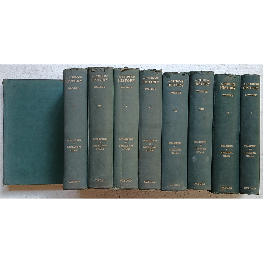 9 Volumes: A Study of History de Arnold J Toynbee 6667313 | Shopee Brasil