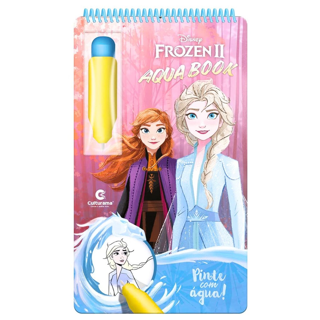 Aqua Book Frozen 2 – Um Livro Mágico que Pinta com Água, Editora ...