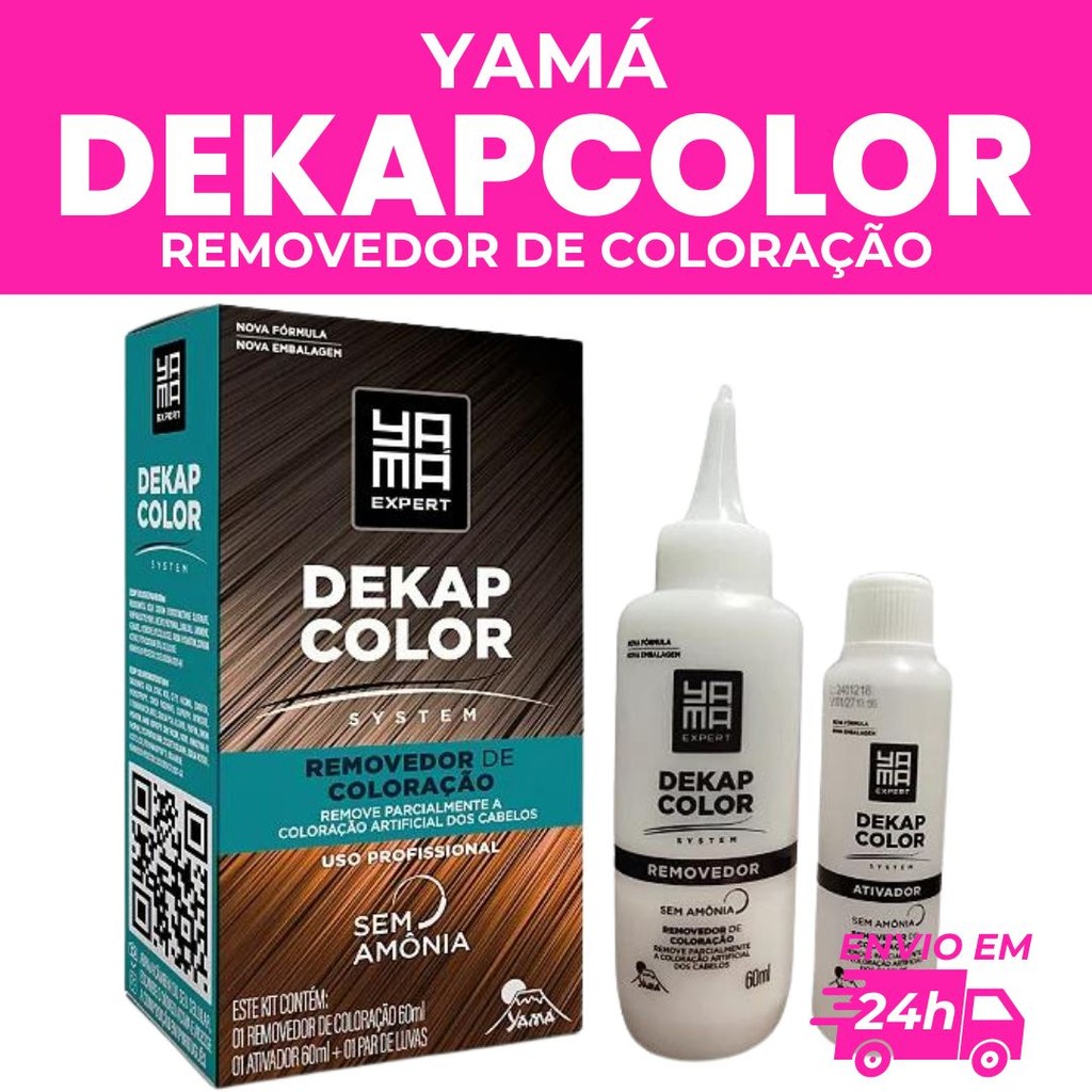 DEKAPCOLOR SYSTEM 120ML (REMOVEDOR DE COLORAÇÃO/CABELOS/SALÃO ...
