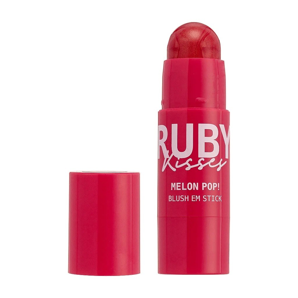 Blush em Stick 01 Flamingo Pop 5g – Ruby Kisses | Shopee Brasil