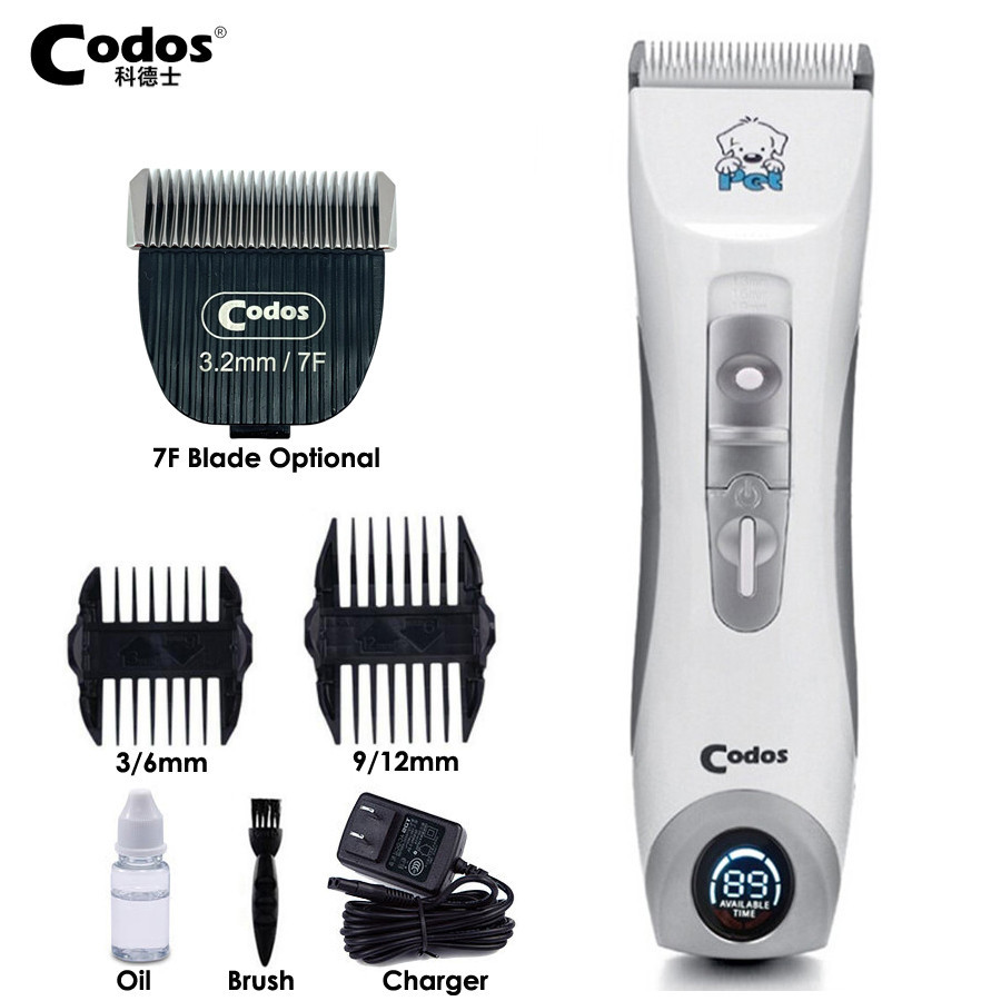 Clippers Originais Codos CP9600 Sem Fio Para Animais De Estimação 7F ...