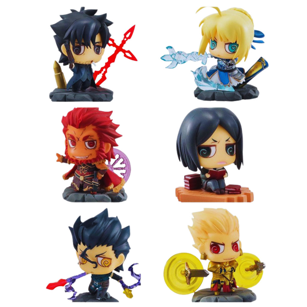 Miniaturas, Figuras ou Bonecos Fate Stay Night, Saber, Lancer Rider ...
