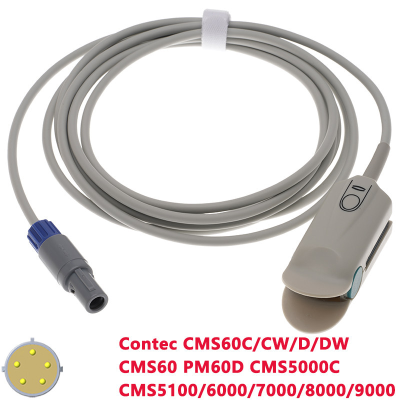 Compatível Com O Sensor Spo2 Do Contec CMS60C/CW/D/DW CMS60 PM60D ...