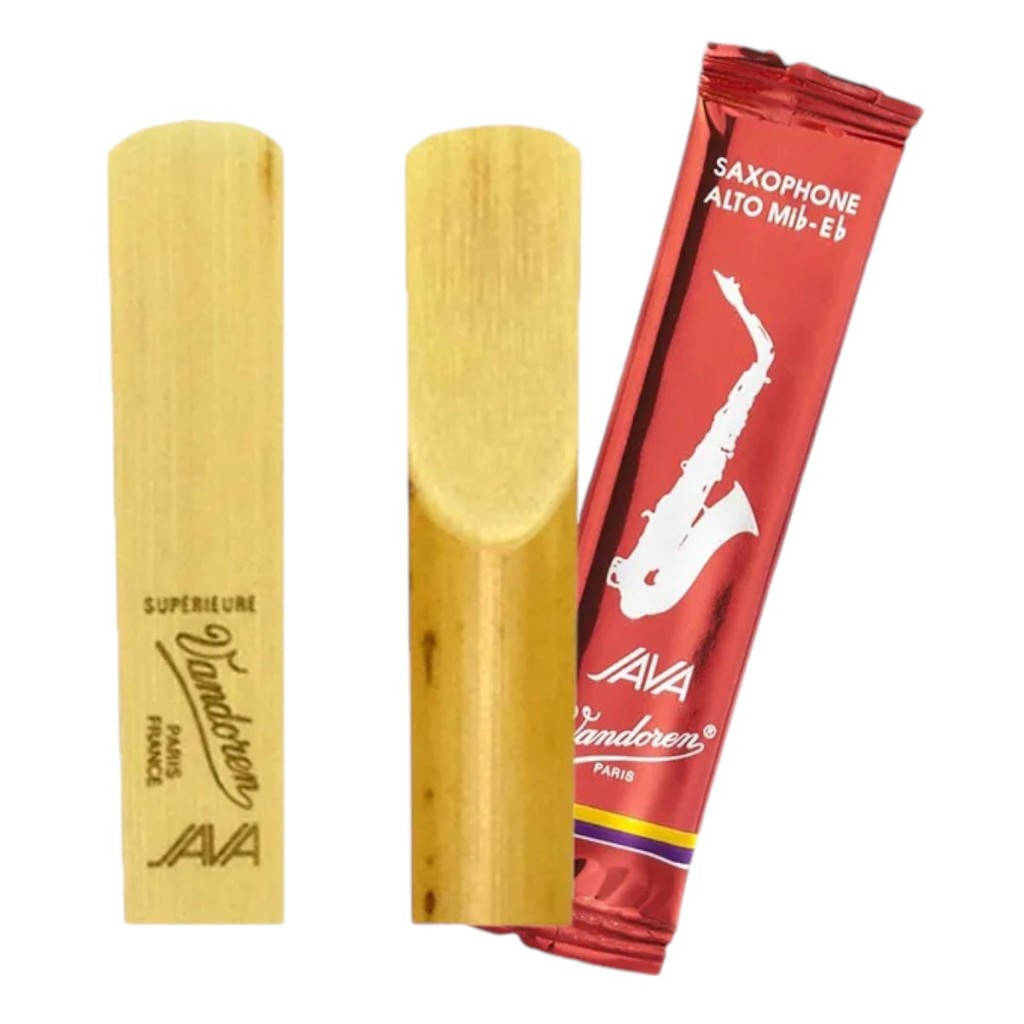 Palheta P/ Sax Alto N°3 Vandoren Java Red Cut Original | Shopee Brasil