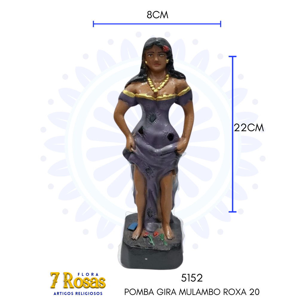 POMBA GIRA MULAMBO 20 ROXA | Shopee Brasil