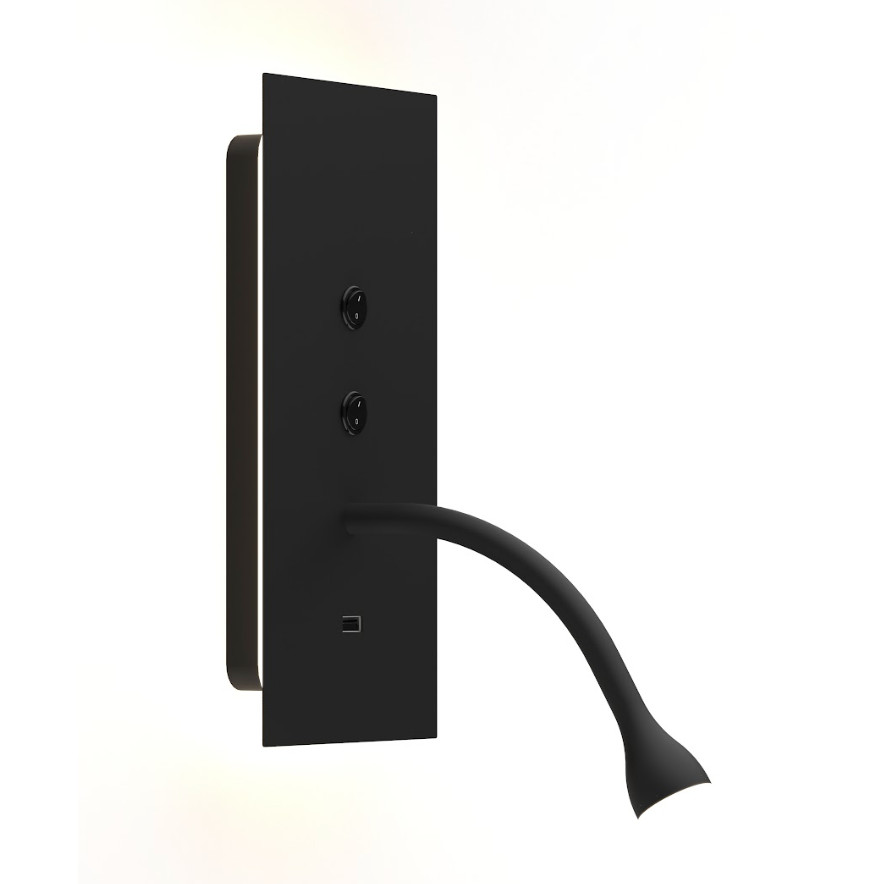 Spot Parede Sobrepor 9w Led Articulávele Usb Branco Quente,Luminaria de ...