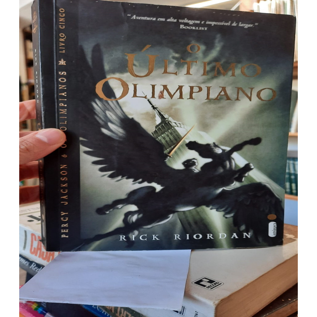 O Último Olimpiano Livro Cinco autor Riordan Rick | Shopee Brasil