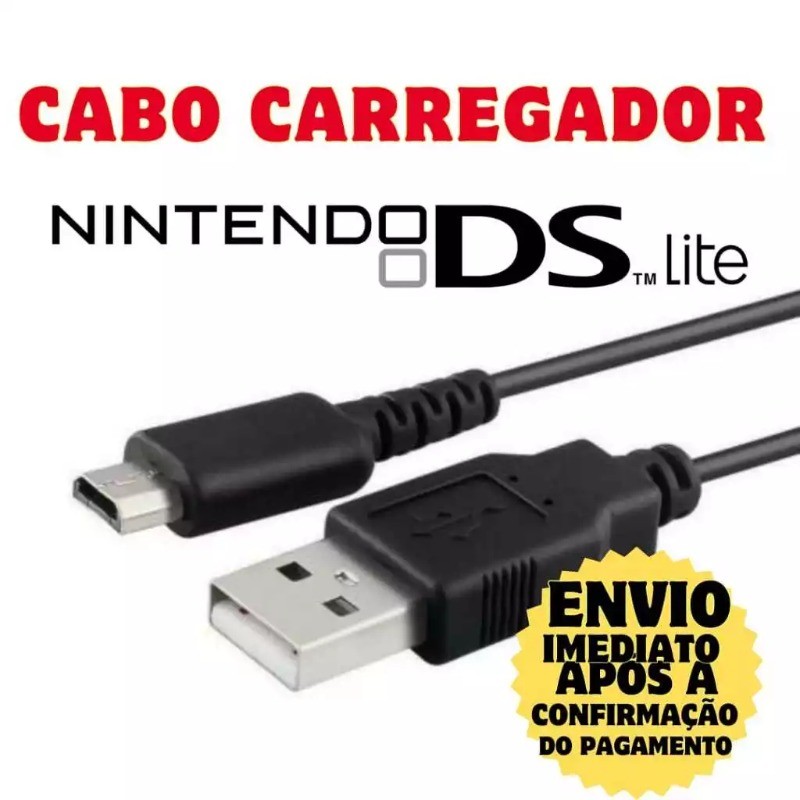 Carregador Nintendo DS Lite Cabo USB Carregador Cabo Usb Nintendo Ds ...