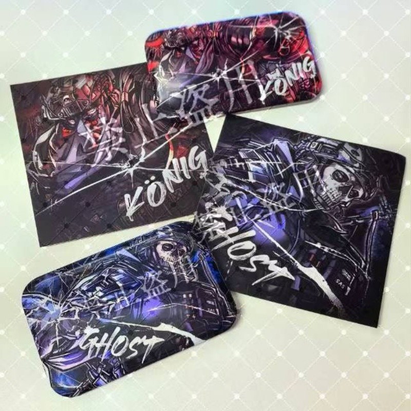 Call of Duty COD Koenig E Ghost Shattered Double Flash Square Badge Com ...