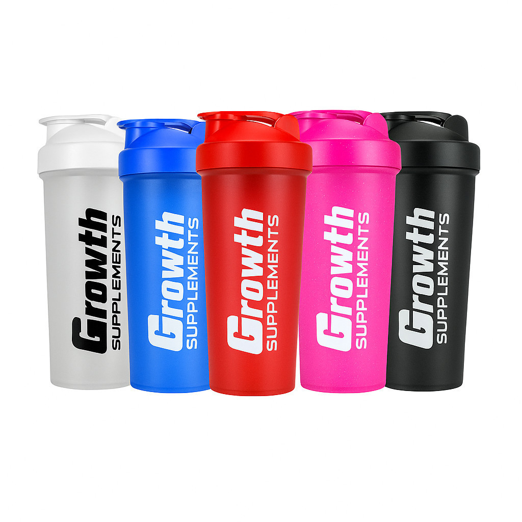 Coqueteleira Garrafa Shaker Para Academia Exercícios Squeeze Growth Supplements 600ml | Shopee ...