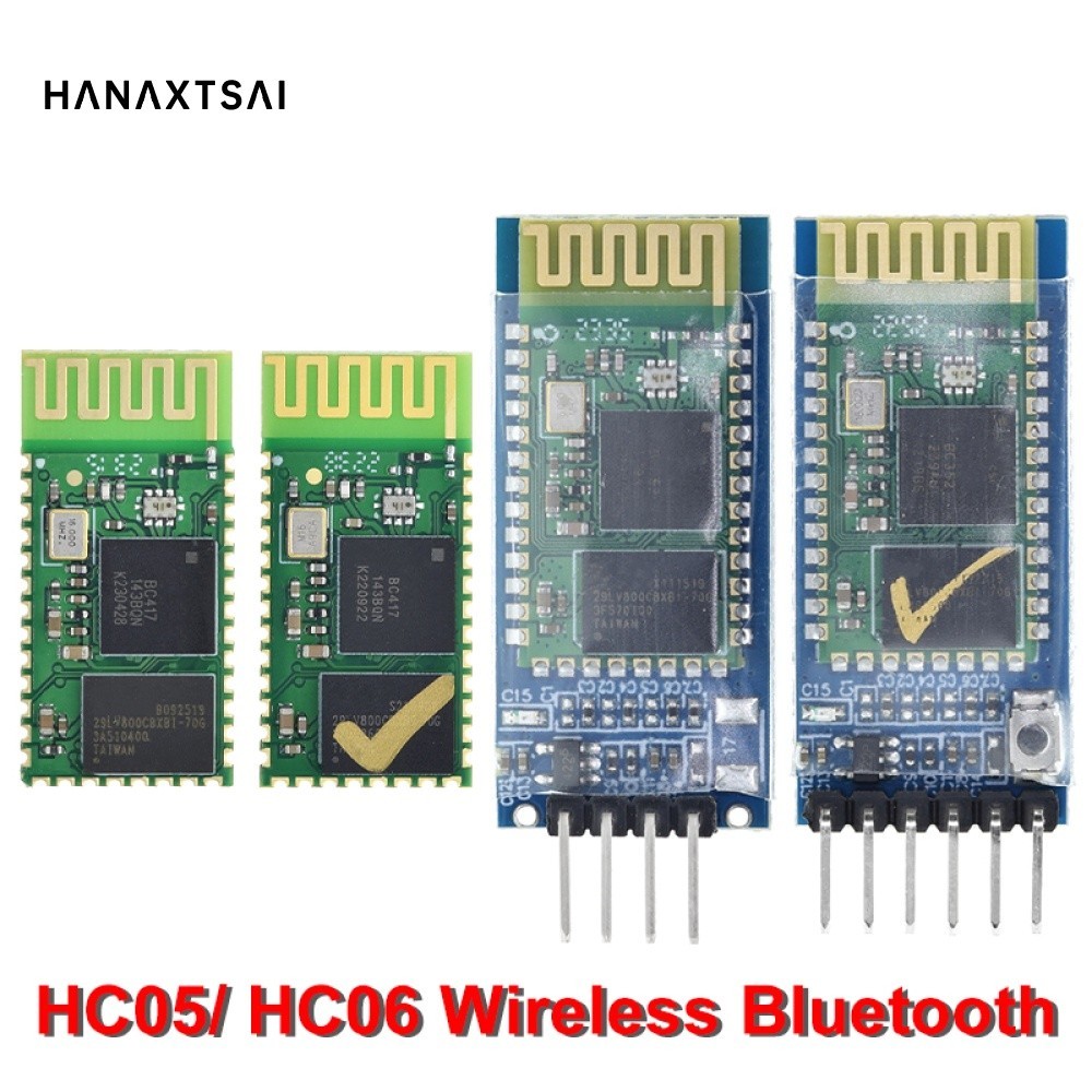 Hc-05 HC 05 HC-06 HC 06 RF Transceptor Bluetooth sem fio Módulo escravo ...