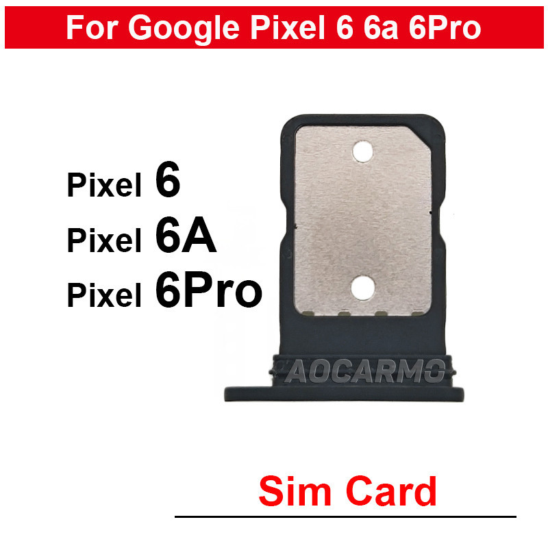 Original Para Google Pixel 6A 6 6 Pro Sim Card Slot Bandeja De Reparo ...