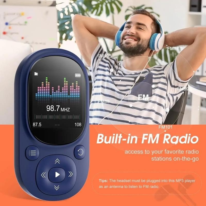 FAAEAL BENJIE A11 Leitor De Música Com Clip 32G/64G Bluetooth5.3 MP3 ...
