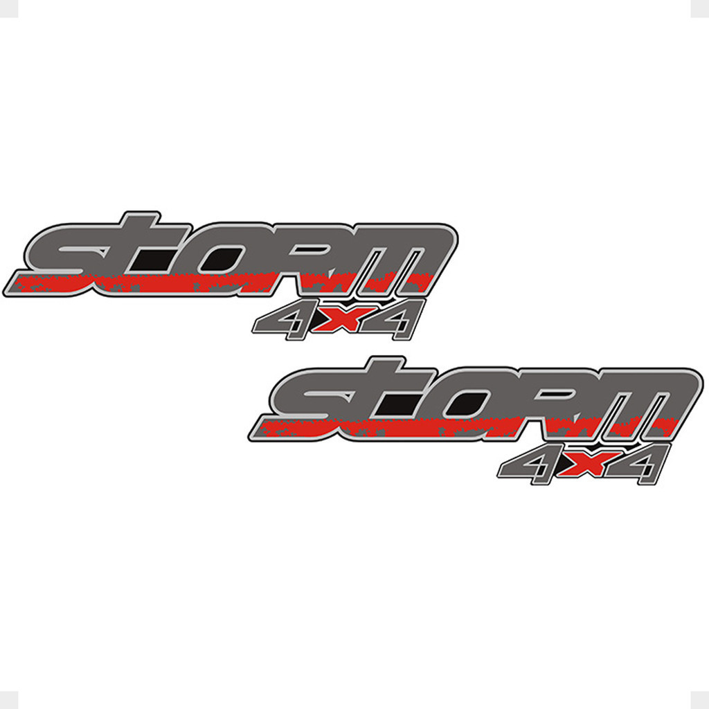 Adesivo Storm 4x4 Compatível C/ Ranger 2007/2009 Vermelho | Shopee Brasil