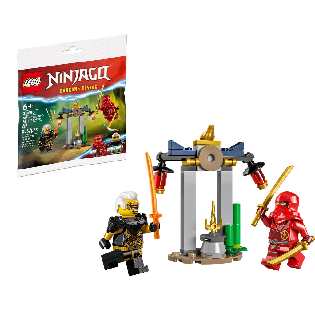 Lego Ninjago 30650 - Batalha No Templo de Kai e Rapton | Shopee Brasil