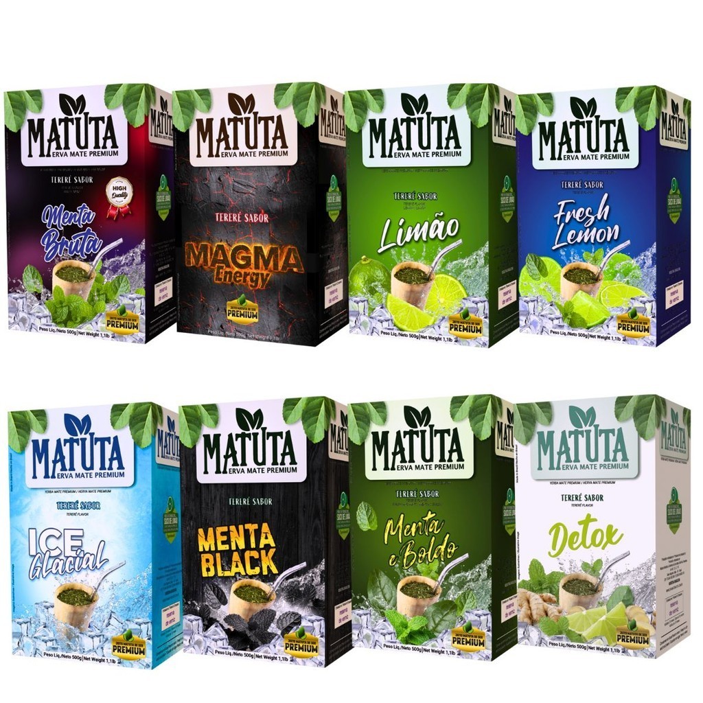 Erva Mate Terere Todos Sabores 500g Matuta Erva Premium | Shopee Brasil
