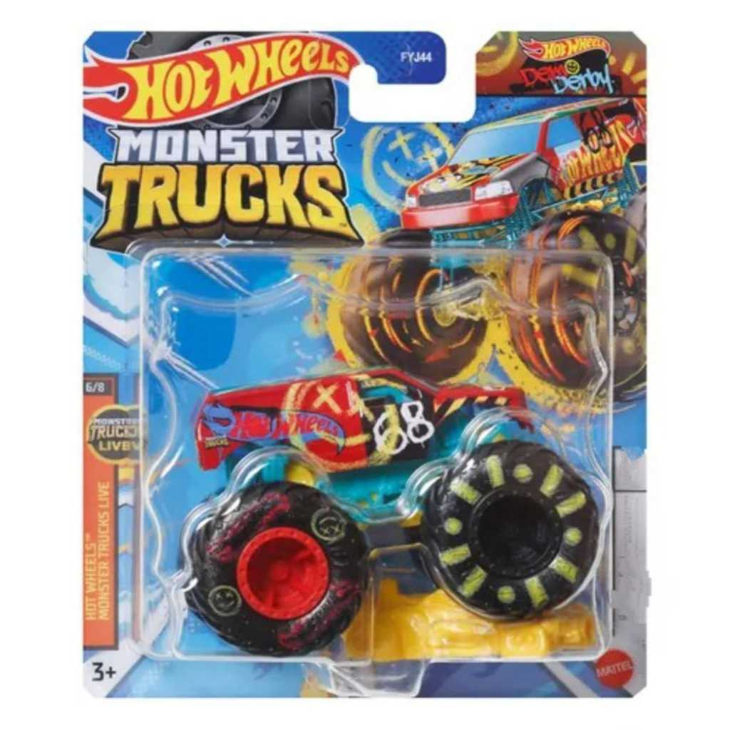 Carrinho Hot Wheels Monster Trucks 1:64 Fyj44 - Mattel | Shopee Brasil