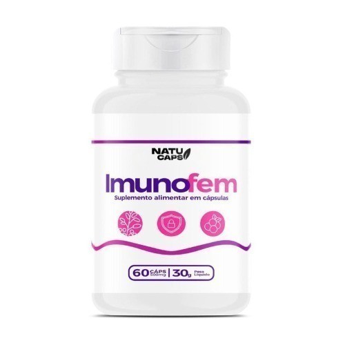 1 Pote ImunoFem com 60 Cápsulas - nova formula com maior eficacia ...