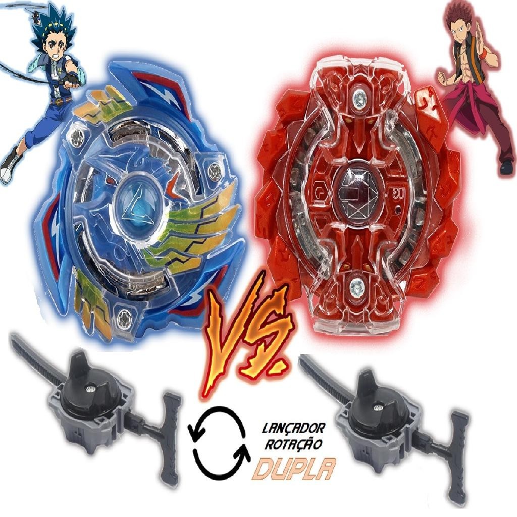 Kit 2 Beyblade Burst Valtryek Valkyrie Vs Gaianon Valt Vs Gabe | Shopee ...