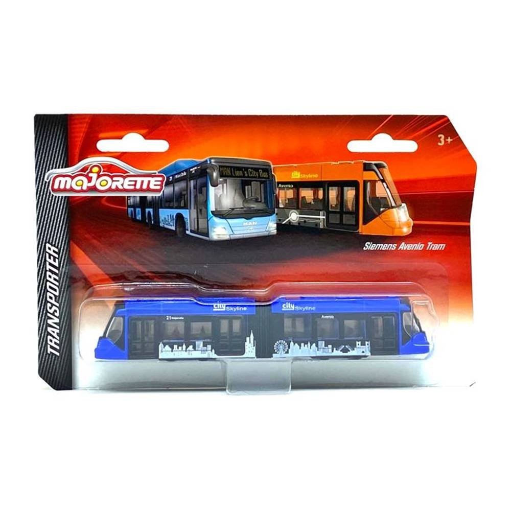Miniatura Ônibus Siemens Avenio Tram - Azul - 1:100 - Majorette ...