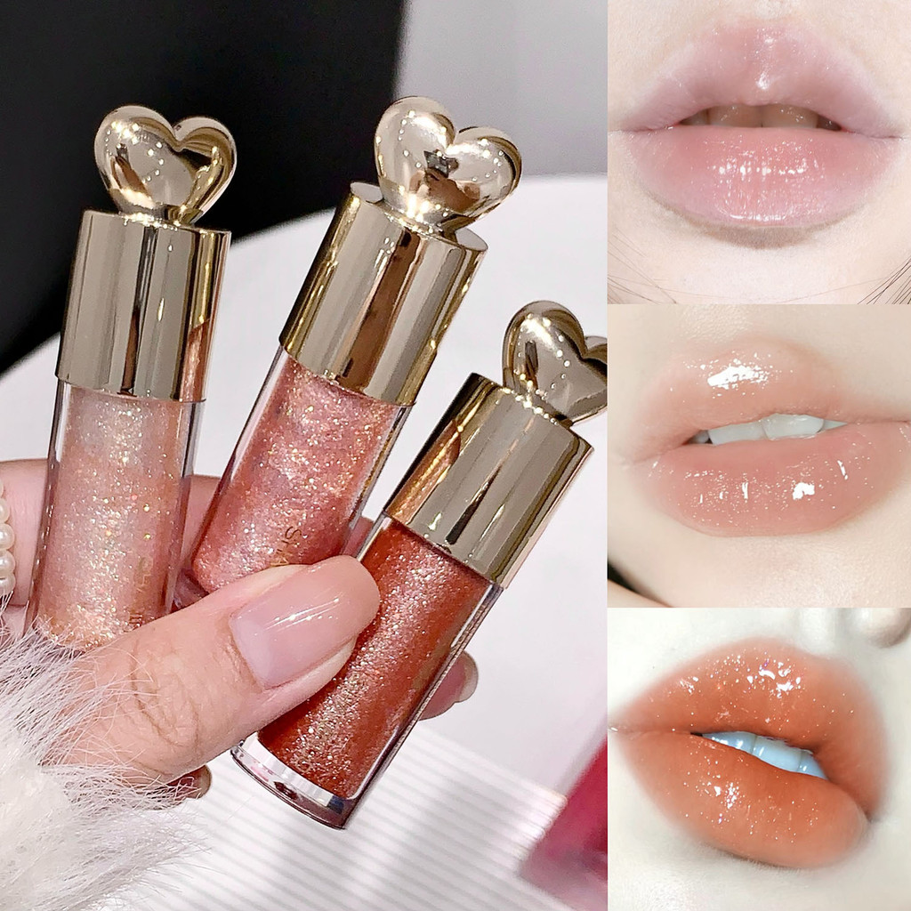 Brilho Labial Brilhante À Prova d'Água Hidratante para Maquiagem de ...