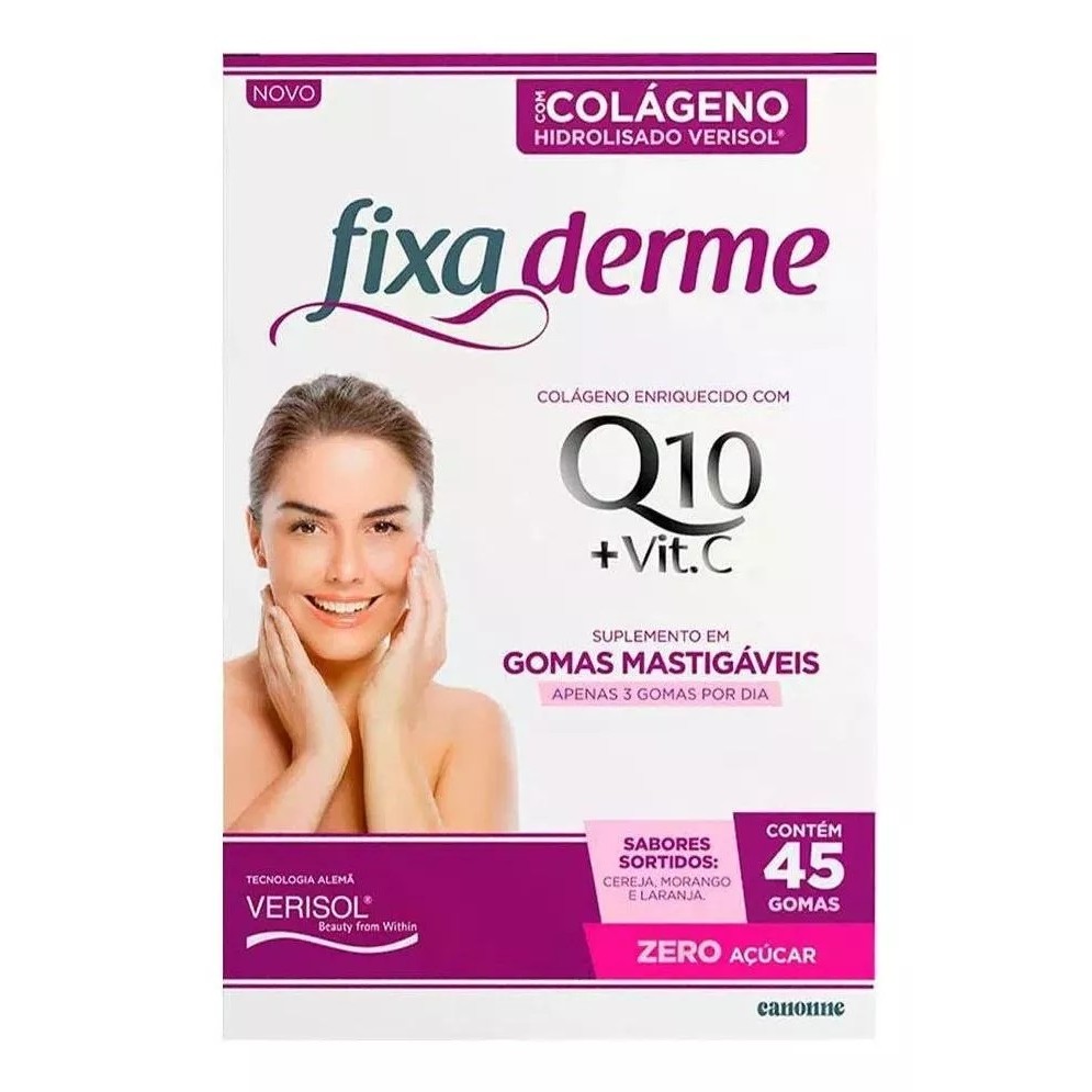 Kit 4 Colágeno Hidrolisado Q10 + Vit C Fixa 45 Gomas | Shopee Brasil