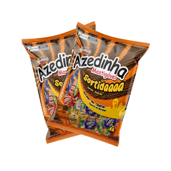 Bala Azedinha diversos sabores, Mastigável e Original - Cory - 500 g ...