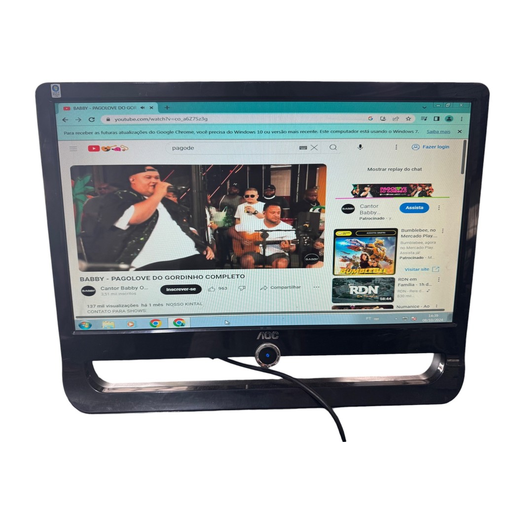 MONITOR LCD FUNCIONANDO F19L | Shopee Brasil