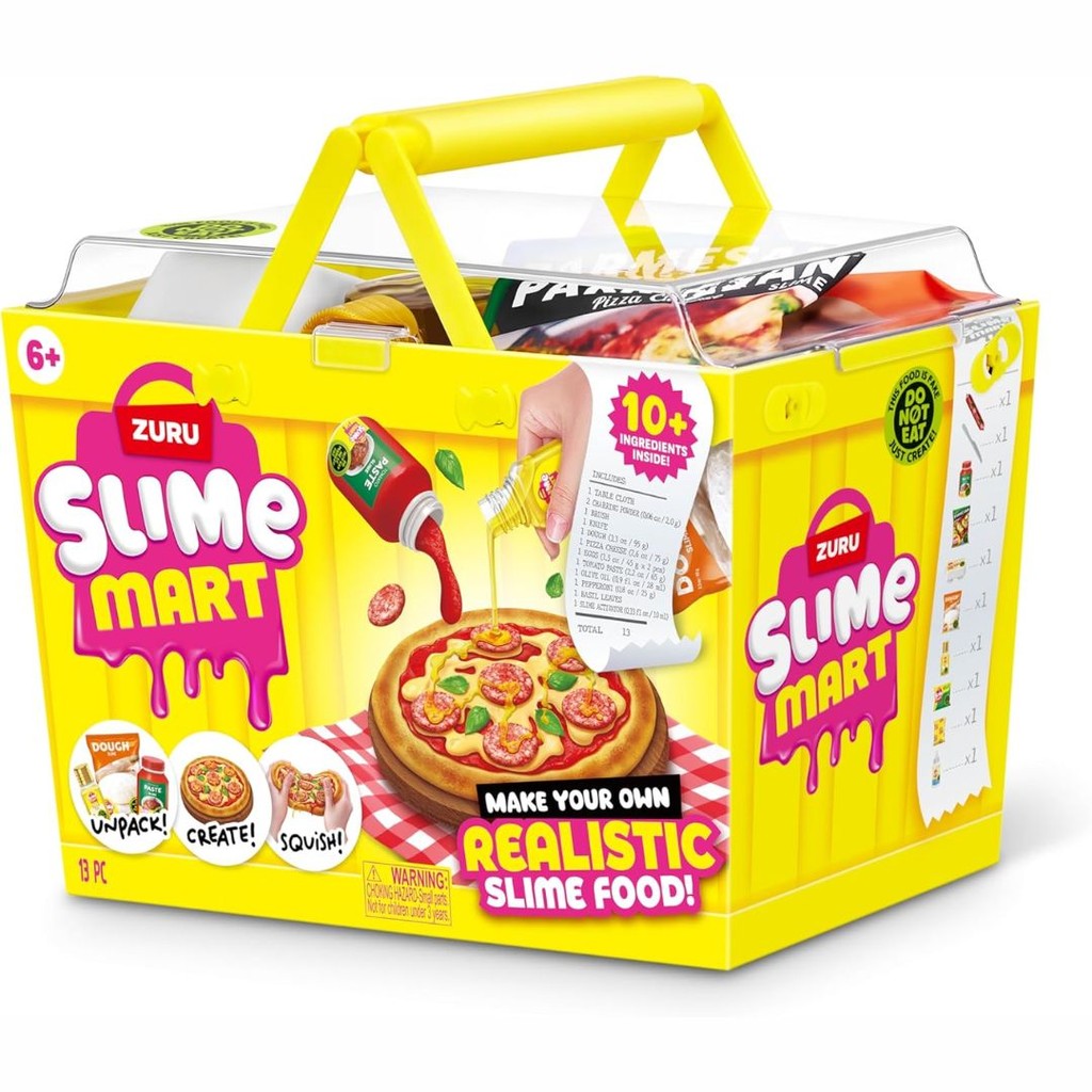 Slime Mart Pizza Make Your Slime Food FUN F0213-5 | Shopee Brasil