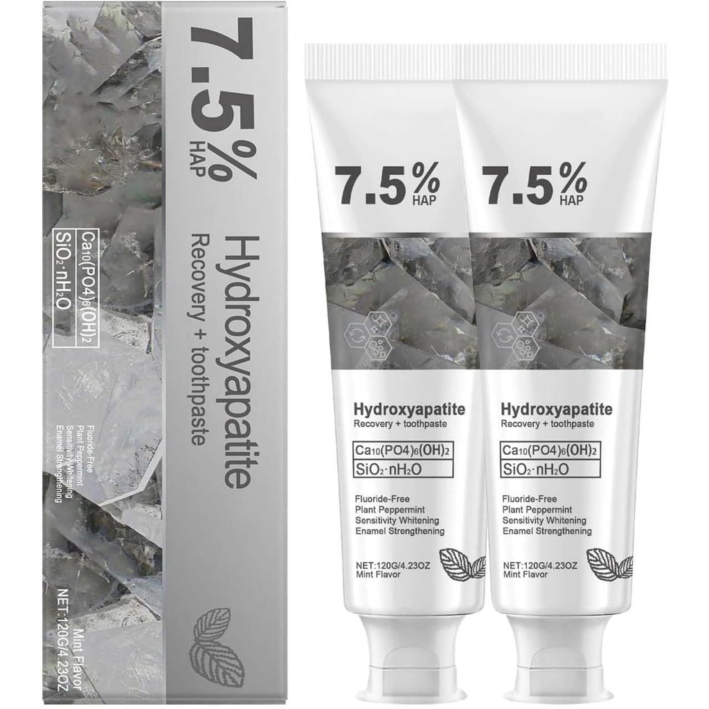 Hydroxyapatite Toothpaste, 7.5% Hydroxyapatite Toothpaste for Advanced ...
