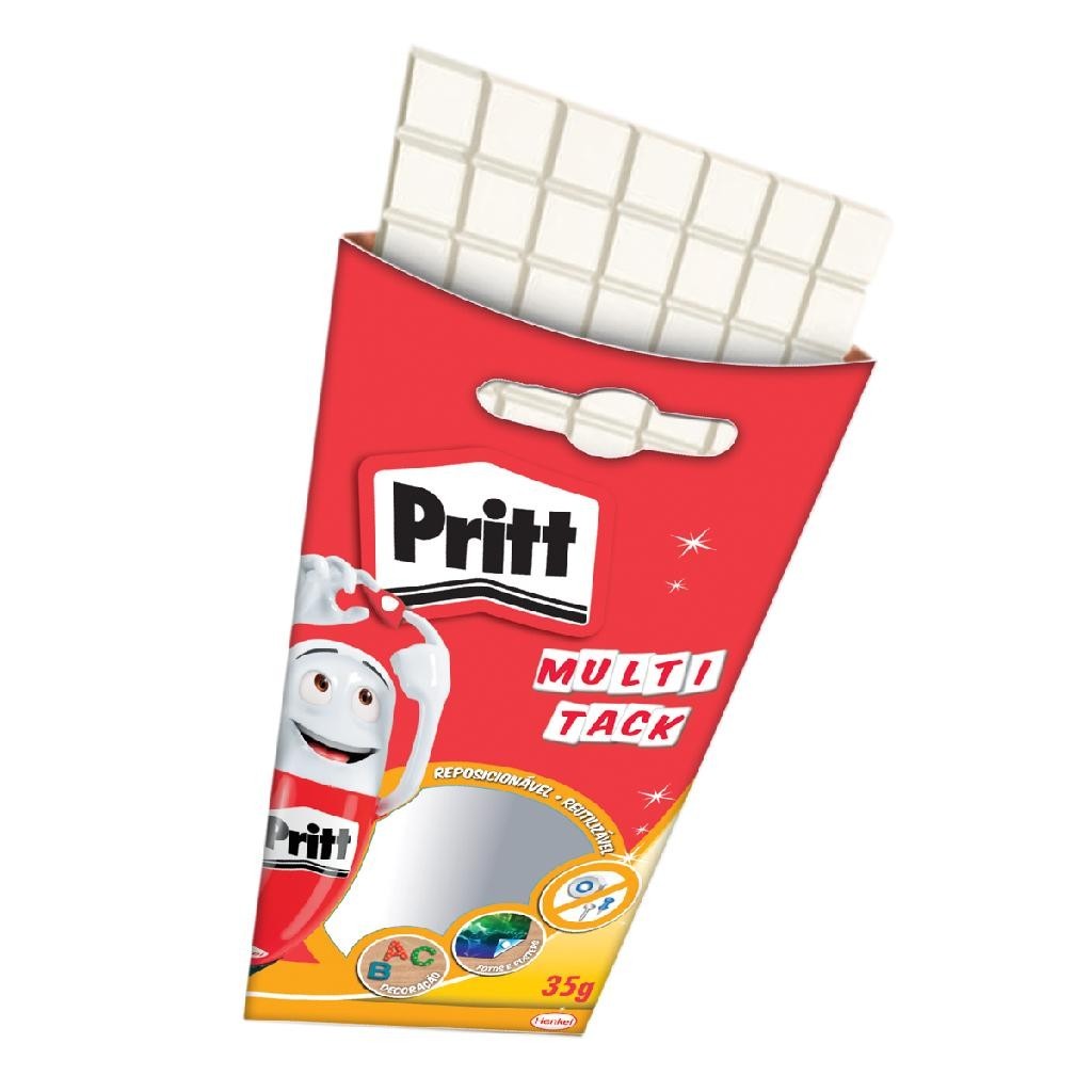 Massa Adesiva Para Fixação Reutilizável Multi Tack 35g Pritt Escolar ...