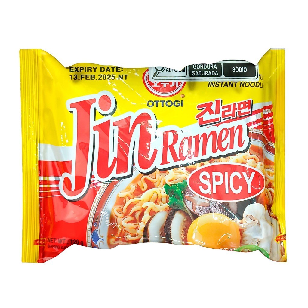 Ramen Coreano Jim Ramen Hot Ottogi 120g | Shopee Brasil