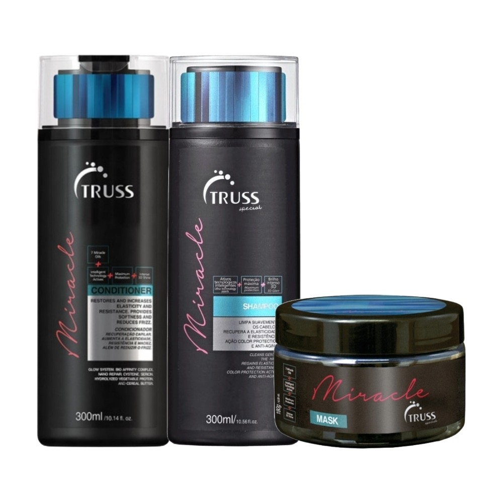 Kit Truss Miracle (3 produto) | Shopee Brasil