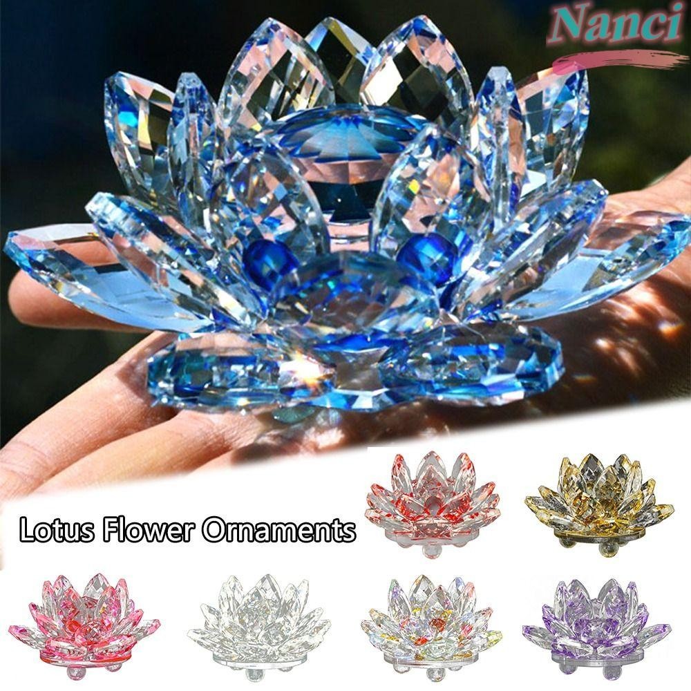 NANCI Lotus Flower Decor Multi-Color Home & Office Peso De Papel ...