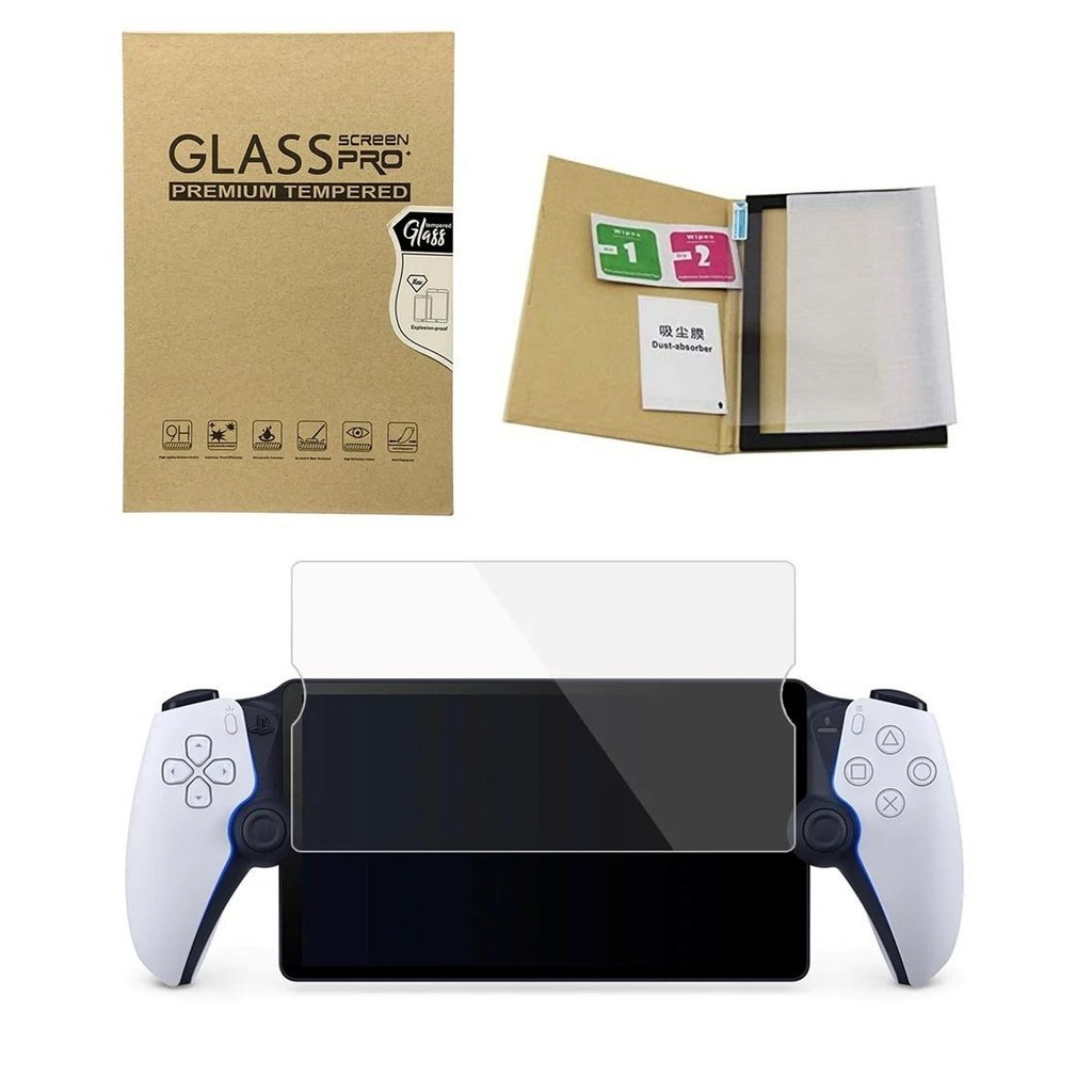 Kit Película Protetora Vidro Temperado 9H Playstation Remote Portal ...