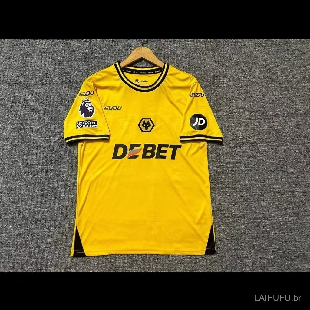 O novo time da Premier League 24-25 Wolves em casa, camisa tailandesa ...