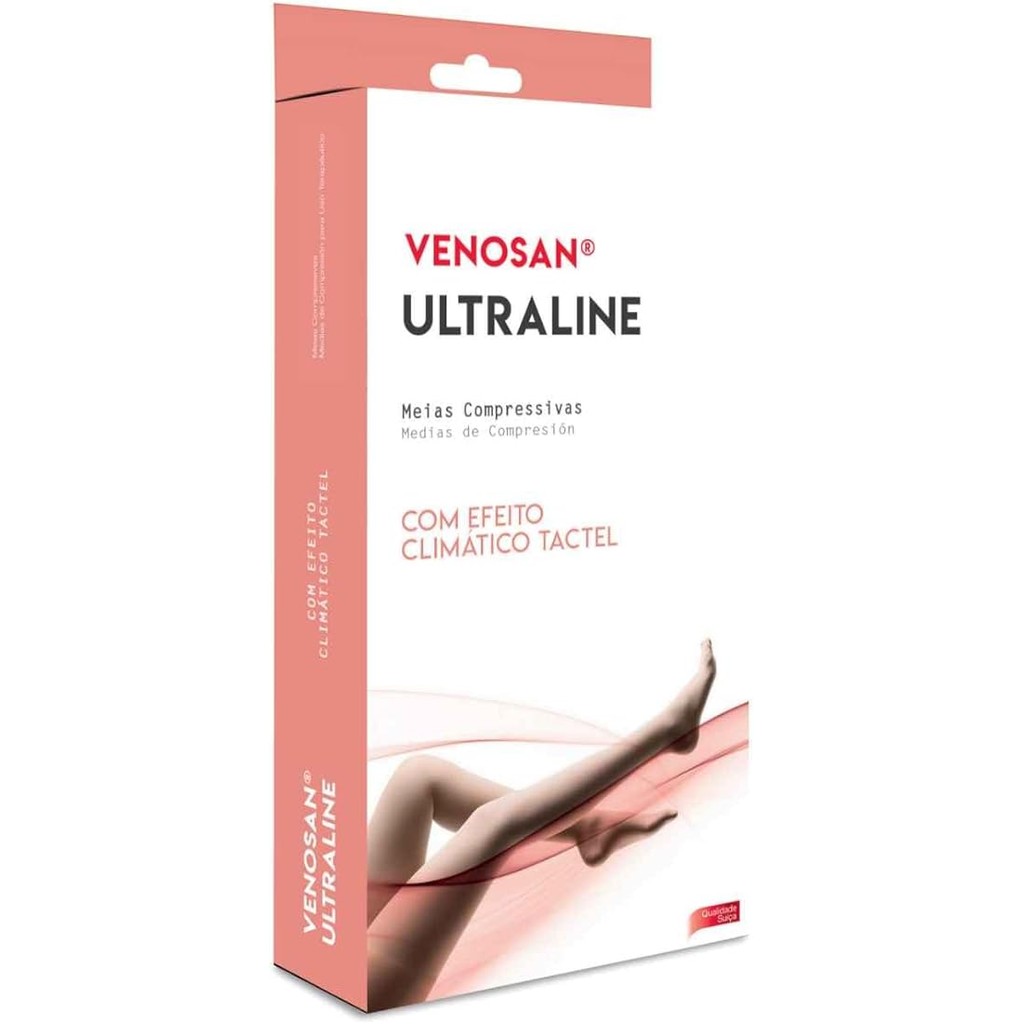Meia 3/4 Venosan Ultraline 20-30 Panturrilha Bege | Shopee Brasil