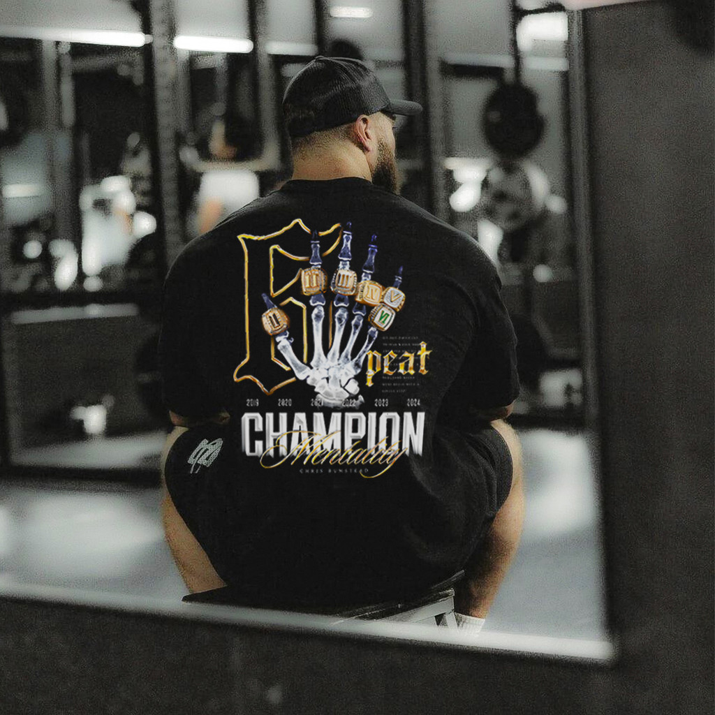 Camiseta Cbum Mr Olympia Campeão 2024 Oversized 6 Peat Bodybuilder ...