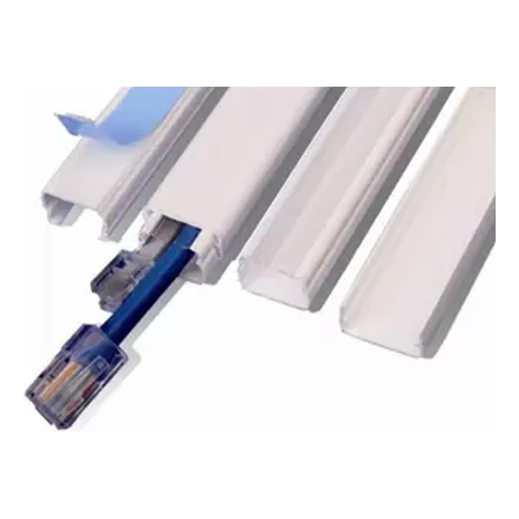 10 Metros Canaleta De Fio 20x10mm Cabo Escond Proteg Organiz | Shopee ...