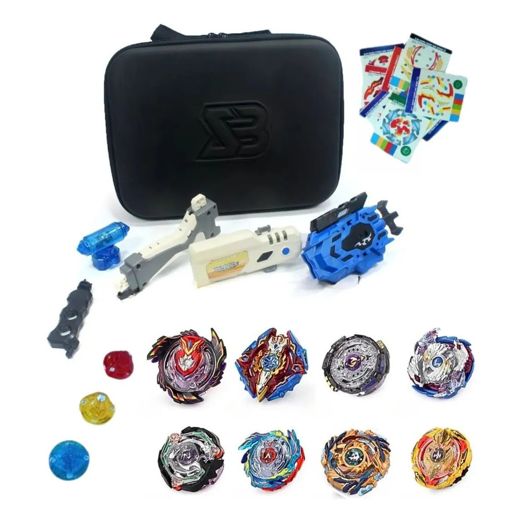 kit Beyblade Burst Maleta Premium | Shopee Brasil