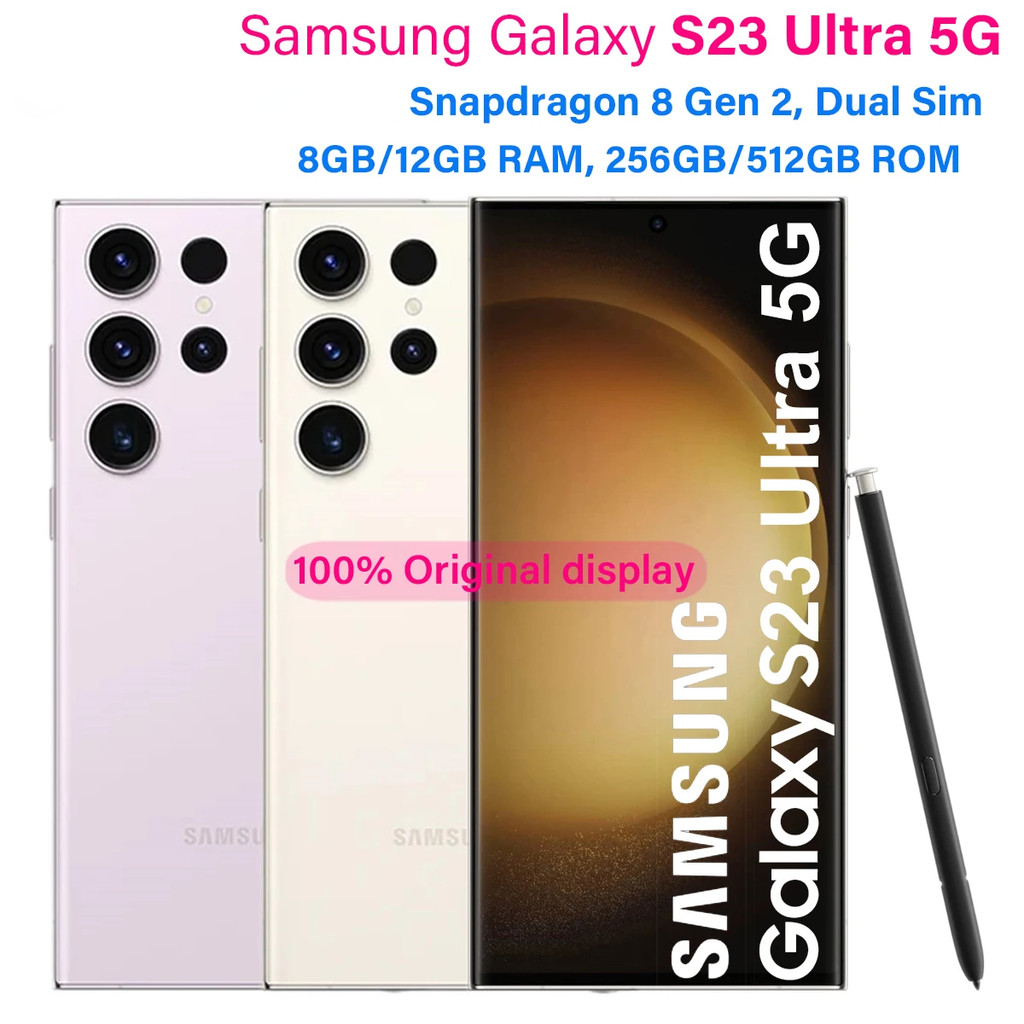 Novo S23 Ultra 5G 256GB 512GB ROM SNAPDRAGON8 GER 2 DUAL SIMS octa-core ...