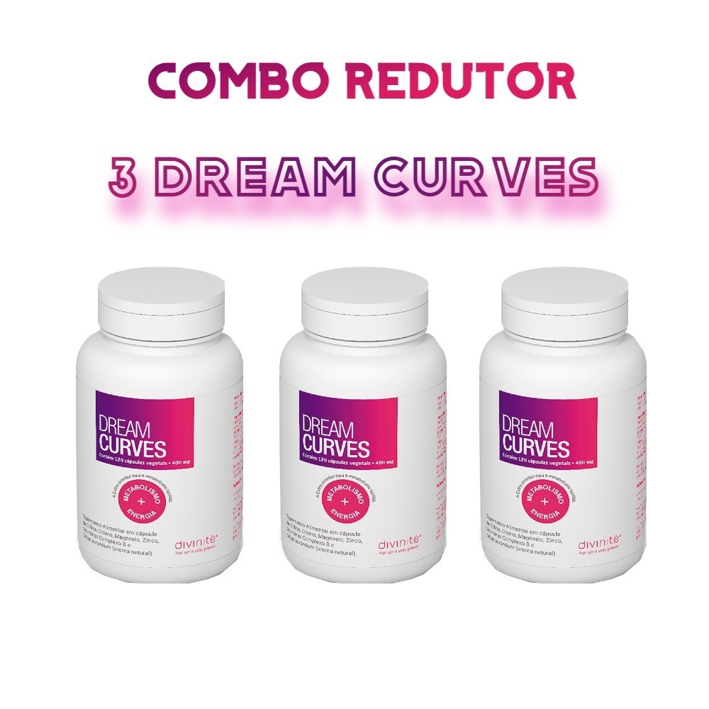 Kit c/ 3 Dream Curves Divinitè redutor de peso e gordura localizada ...