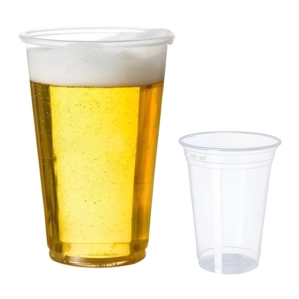 Copo Descartável 330/550/770ml Chopp Pp Liso C/ 100 Unidades | Shopee Brasil