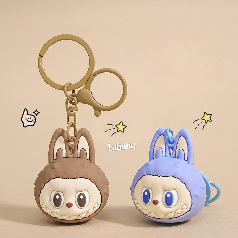 Labubu Chaveiro Bonito Saco Pingente Carro Casal Dos Desenhos Animados ...