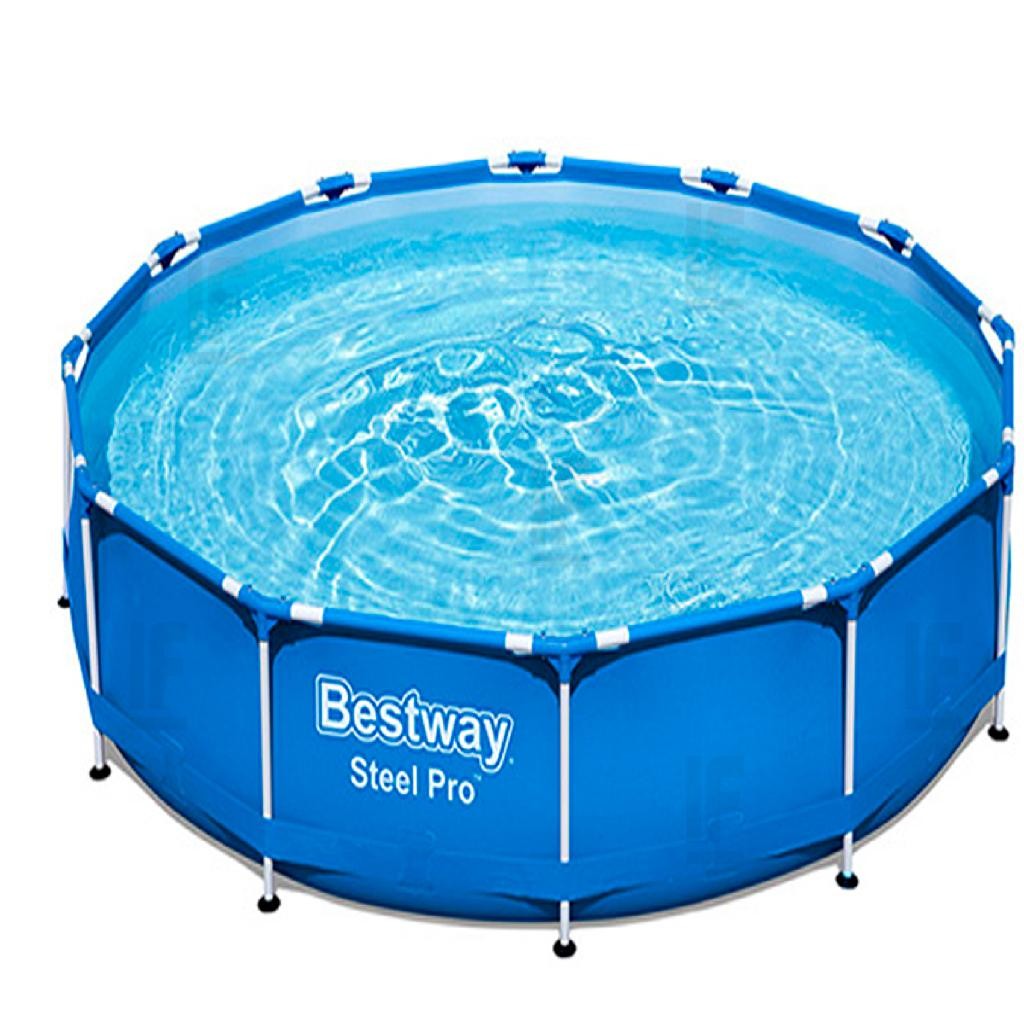 Piscina Estruturada 6.473l Circular Bestway Cor Azul | Shopee Brasil